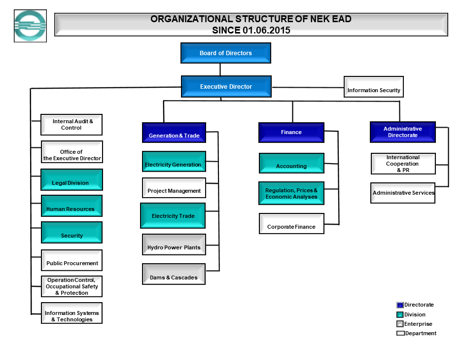NEK EAD - Organizational Structure of NEK EAD